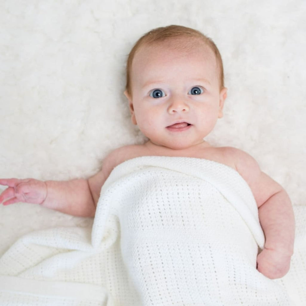 Cellular Baby Blankets | Lulujo
